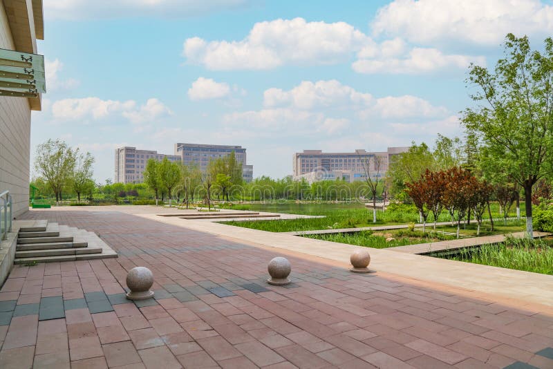 Park Community Building Natural Scenery Stock Photo - Image of ...