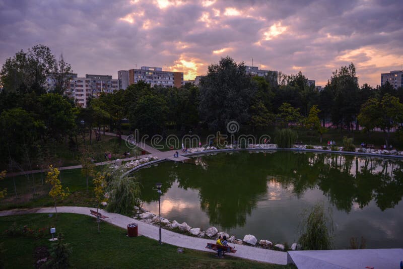 Moghioros park editorial photography. Image of cloud - 98916507