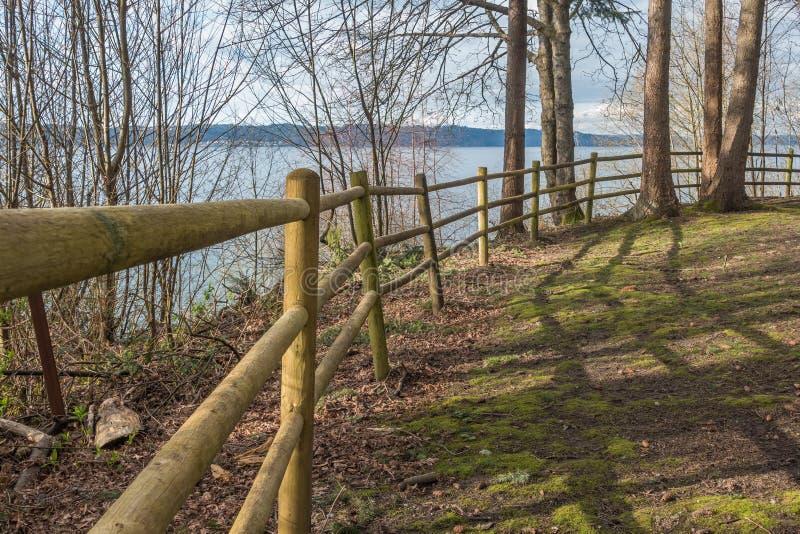 Park Fence 2 stock photo. Image of park, trees, architecture - 89761756