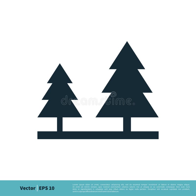 Park/ Forest Icon Vector Logo Template Illustration Design. Vector EPS ...