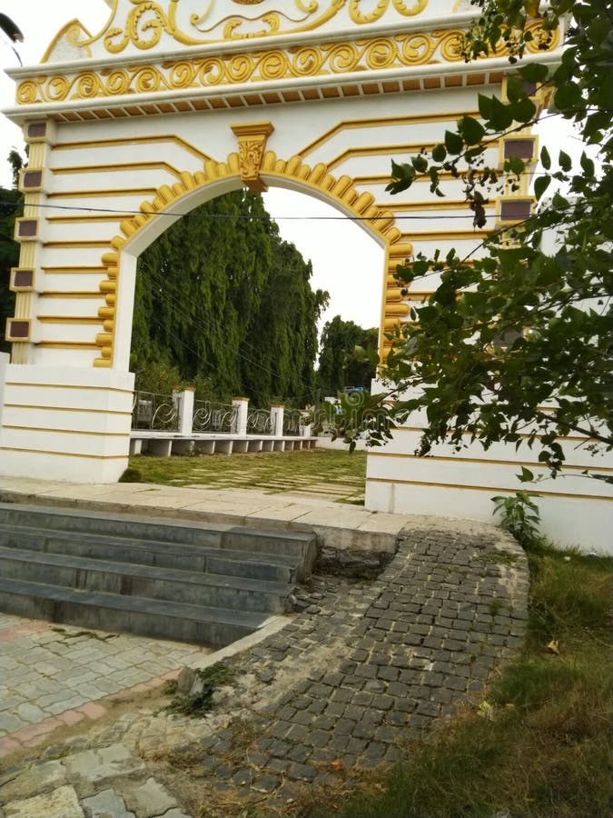 Park gate stock image. Image of good, park, disigned - 121855151