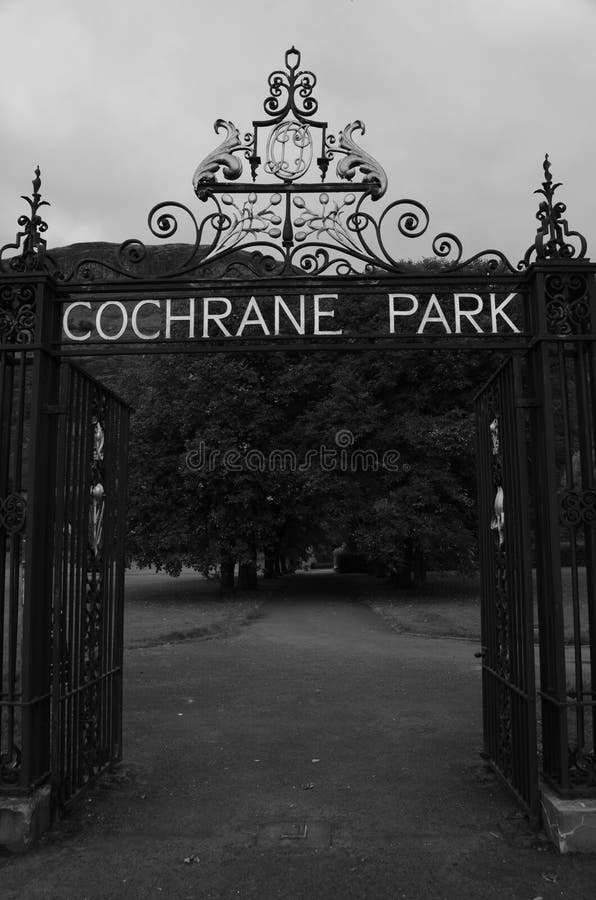 Park Gate stock image. Image of village, wrought, hillfoots - 80408151