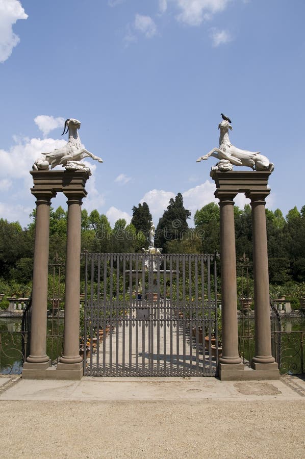 Park Gates stock photo. Image of summer, foliage, bright - 13492034
