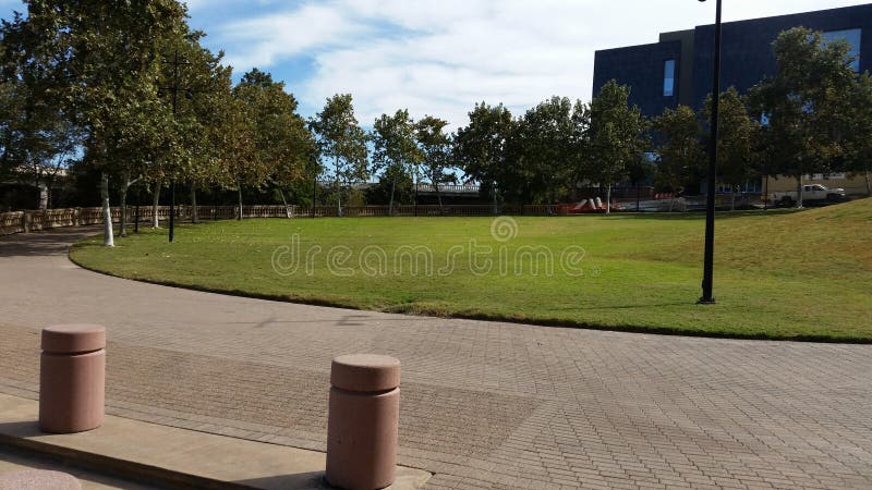 Park by Houston bayou stock image. Image of center, manmade - 46508821