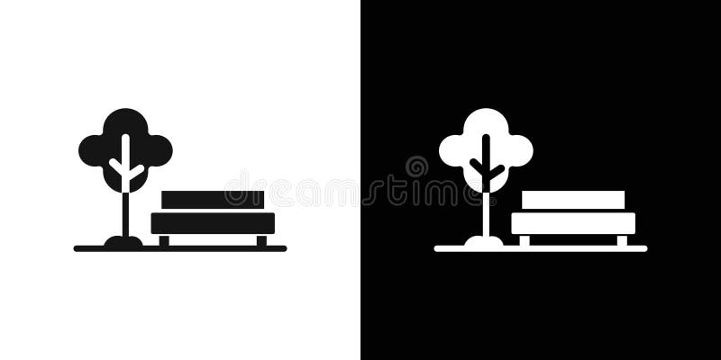 Park Icon logo set vector stock vector. Illustration of style - 332933481