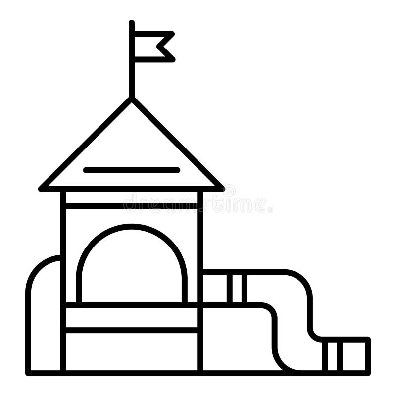 Park Kid Playground Icon, Outline Style Stock Vector - Illustration of ... Park Kid Playground Icon, Outline Style Stock Vector - Illustration of ...