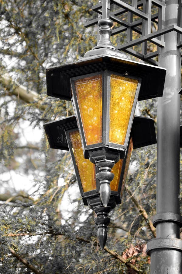 Park Lamp - the Perfect Lighting for Your Space Stock Image - Image of ...