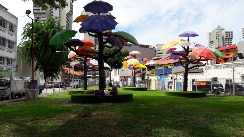 Park of little india editorial image. Image of avec, quartier - 96175725