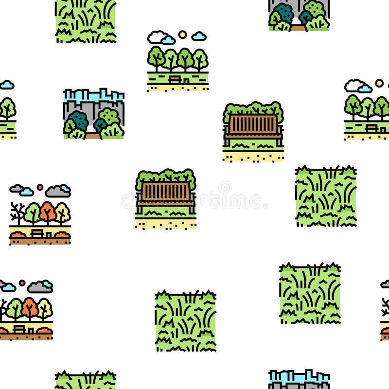 Seamless Park Playground Pattern Stock Illustrations – 1,170 Seamless ...