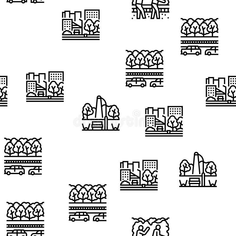 Seamless Park Playground Pattern Stock Illustrations – 1,170 Seamless ...