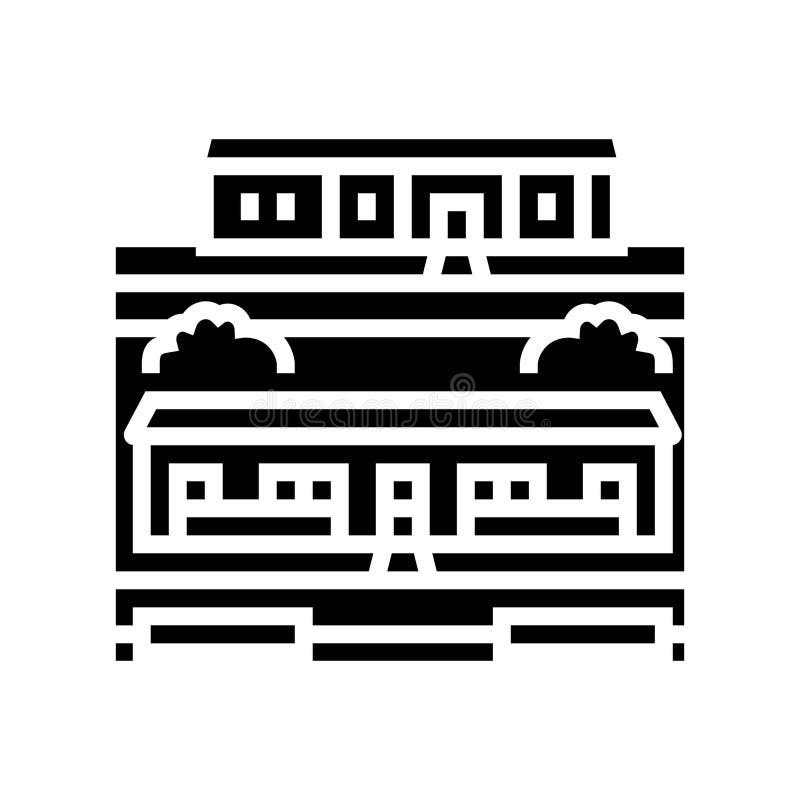 Park Mobile Home Glyph Icon Vector Illustration Stock Vector ...