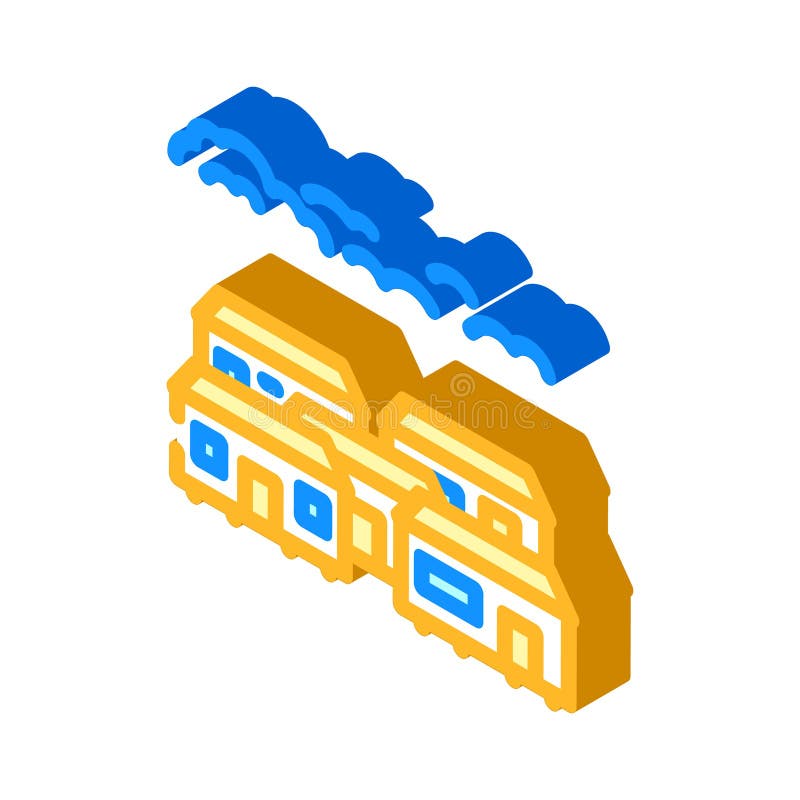 Park Mobile Home Isometric Icon Vector Illustration Stock Vector ...