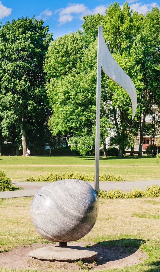 Park Musical Instruments. Druskininkai Editorial Stock Photo - Image of ...