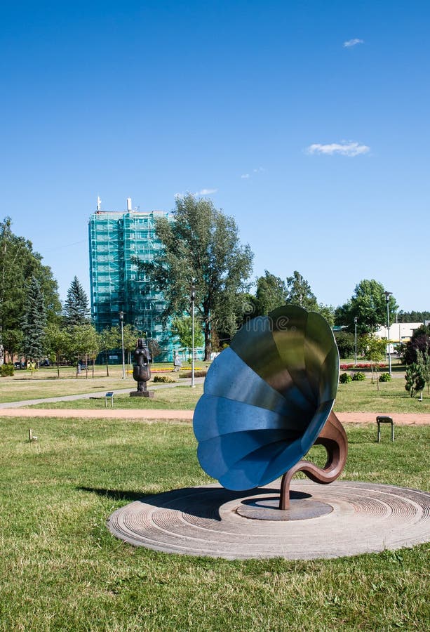 Park Musical Instruments. Druskininkai Editorial Image - Image of ...