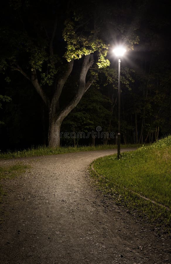 Park night stock image. Image of night, architecture - 56229799