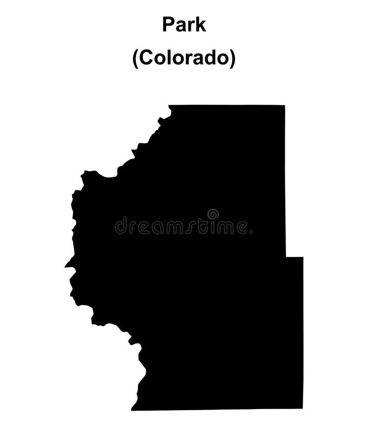 Park outline map stock illustration. Illustration of boundary - 357887401