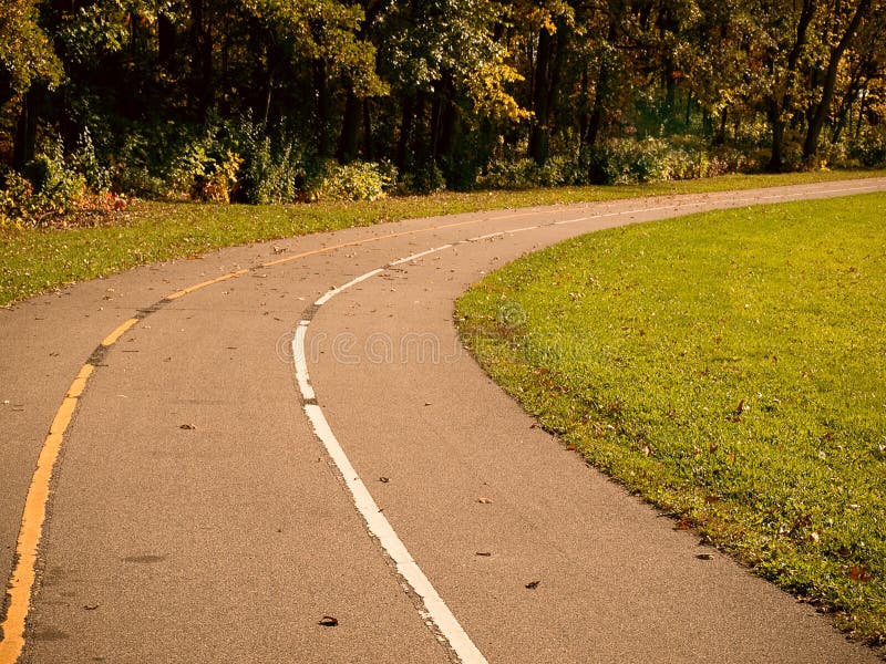 Park Path stock image. Image of autumn, outside, live - 8569561