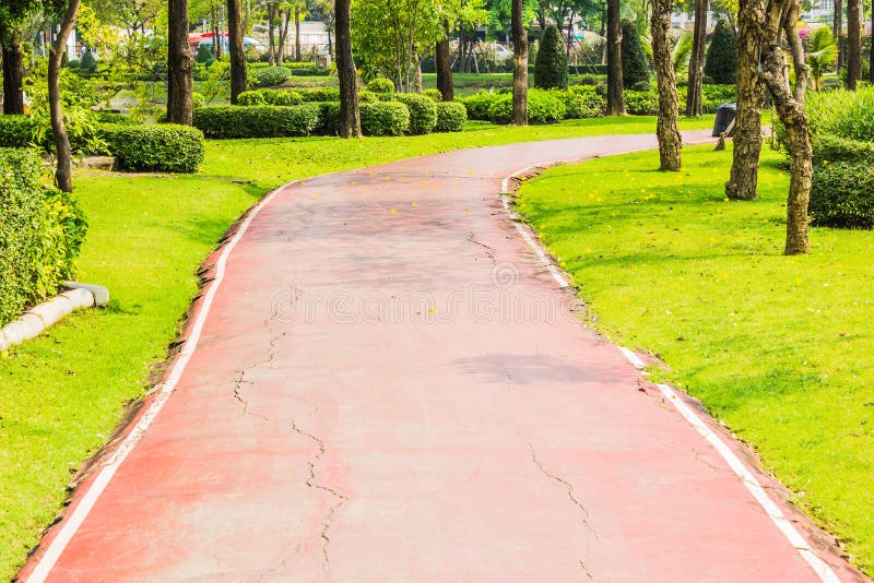 Park Pathway stock photo. Image of orange, natural, pathway - 38911322