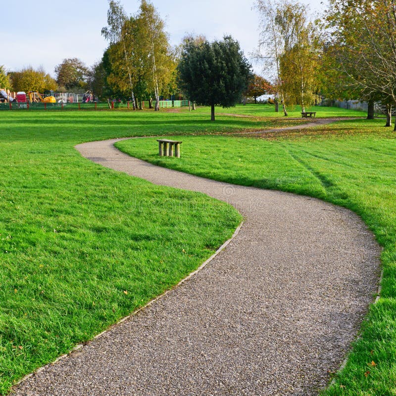 Park Pathway stock photo. Image of landscape, country - 22811798