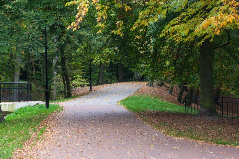 Park Pathway stock photo. Image of landscape, country - 22811798