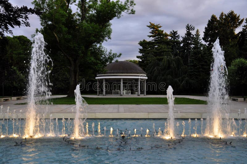 Park in Podebrady stock image. Image of czech, nature - 55753377