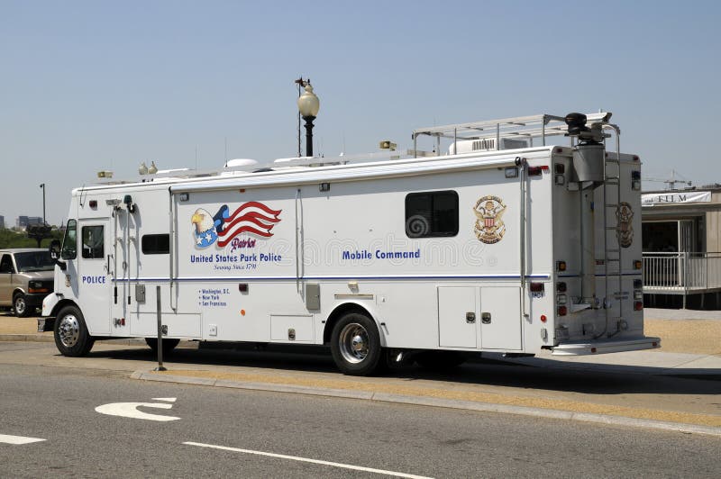 Park Police Emergency Command Unit in Washington DC Editorial Stock ...