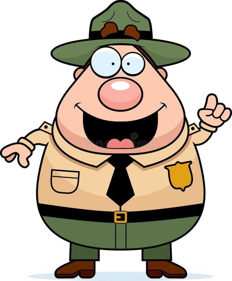 Park Ranger Cartoon stock vector. Illustration of ranger - 13218435