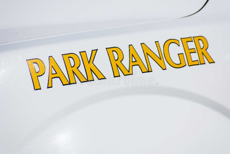 US Park Ranger Vehicle of National Park Service Parked Outdoor ...