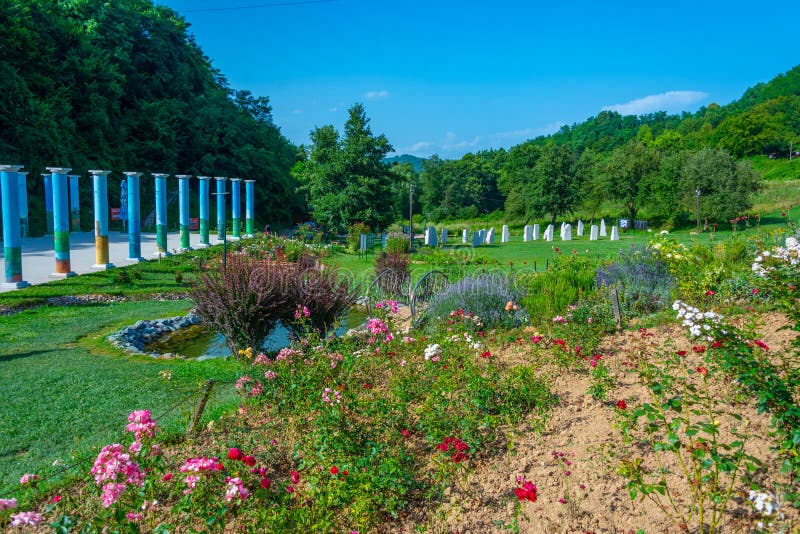 Park Ravne in Bosnia and Herzegovina Stock Image - Image of popular ...