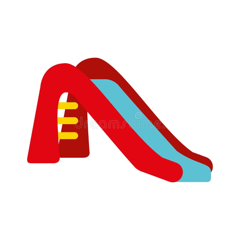 Park slide fun icon stock illustration. Illustration of park - 84681480