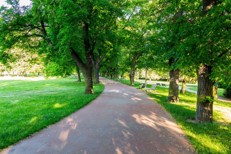 Park in Spring, Prague, Czech Republic Stock Image - Image of landscape ...