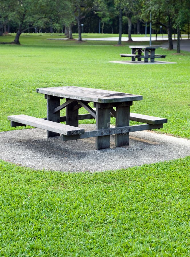Park tables stock image. Image of relax, table, picnic - 13375135