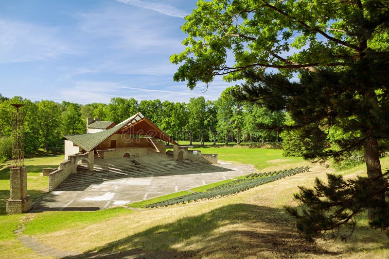 Park Toila-Oru - Toila, Estonia Stock Photo - Image of baltic, building ...