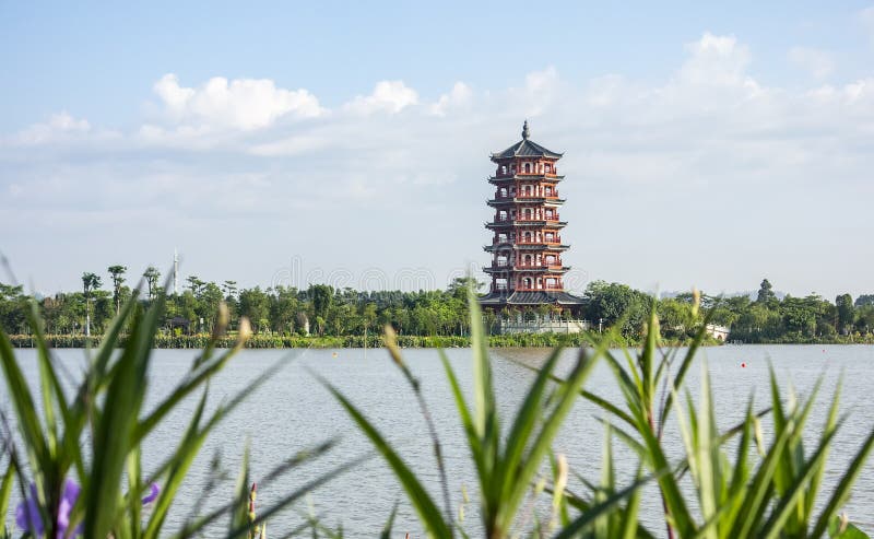 Plants As the Prospect of Park Tower Landscape Editorial Photography ...