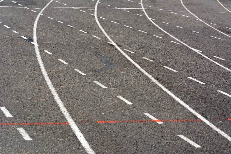 Park Treadmill, Outdoor Running Track Stock Image - Image of race ...
