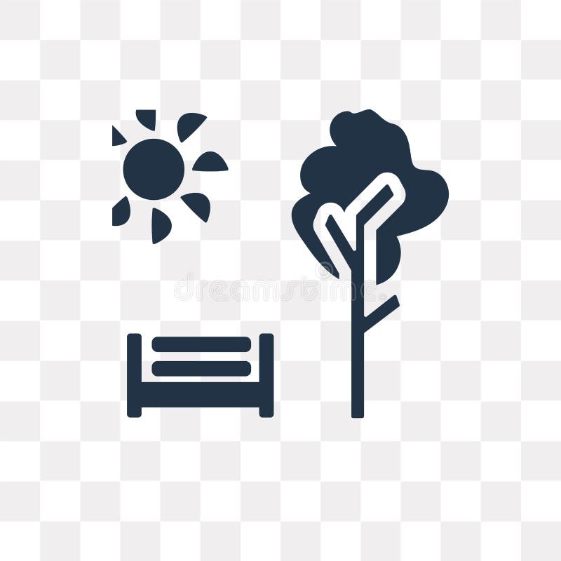 Park Vector Icon Isolated on Transparent Background, Park Trans Stock ...