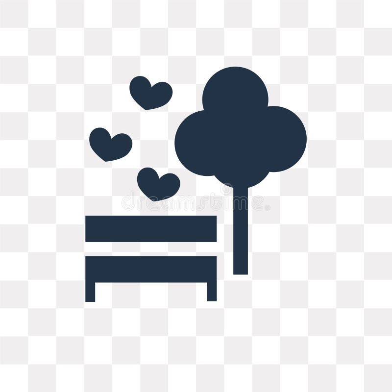 Park Vector Icon Isolated on Transparent Background, Linear Park Stock ...