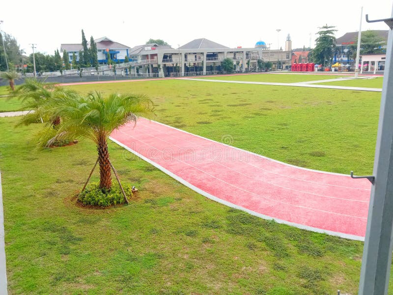 Park at West Java, Indonesia on Nopember 9, 2021. Stock Image - Image ...