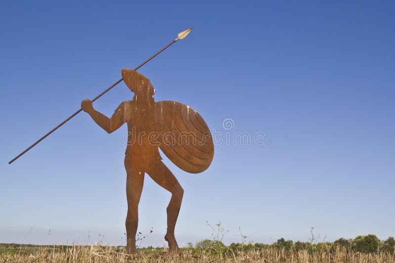 Metal Warrior,heavy Soldier Stock Photo - Image of poggiardo ...