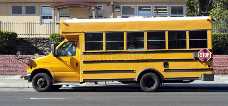 Parked School bus - Buses stock photo. Image of multiple - 26160992