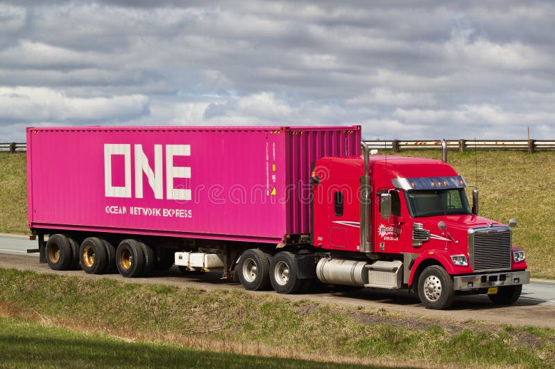 Pink Semi Truck Stock Photos - Free & Royalty-Free Stock Photos from ...