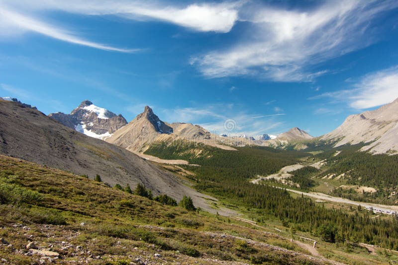 Parker Ridge View stock image. Image of glacier, holiday - 28382981