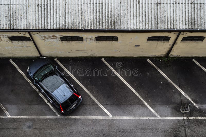 667 Single Car Empty Parking Lot Stock Photos - Free & Royalty-Free ...