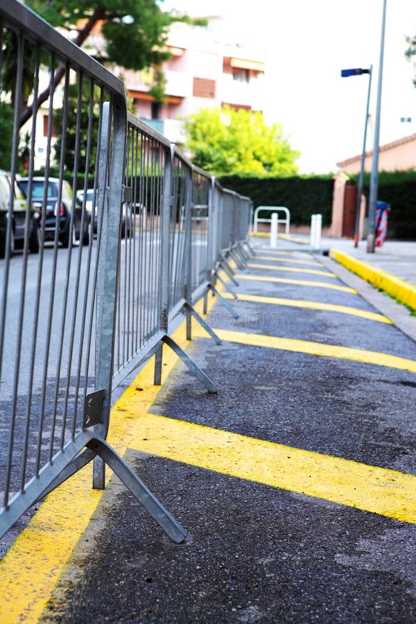 Parking barrier stock photo. Image of barrier, paint - 11610190