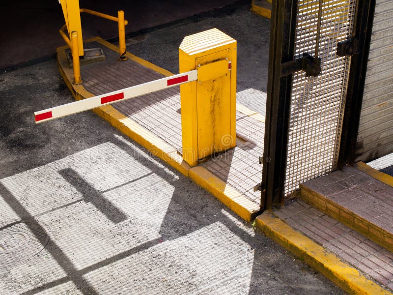 Parking Barrier stock image. Image of gate, leaving, parking - 24346651