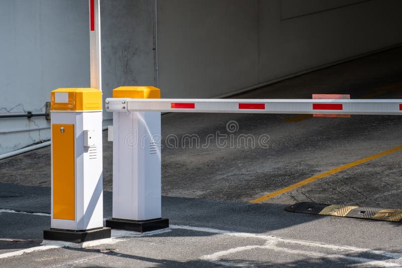 Parking Barrier System, Automatic Car Park Security System Stock Photo ...