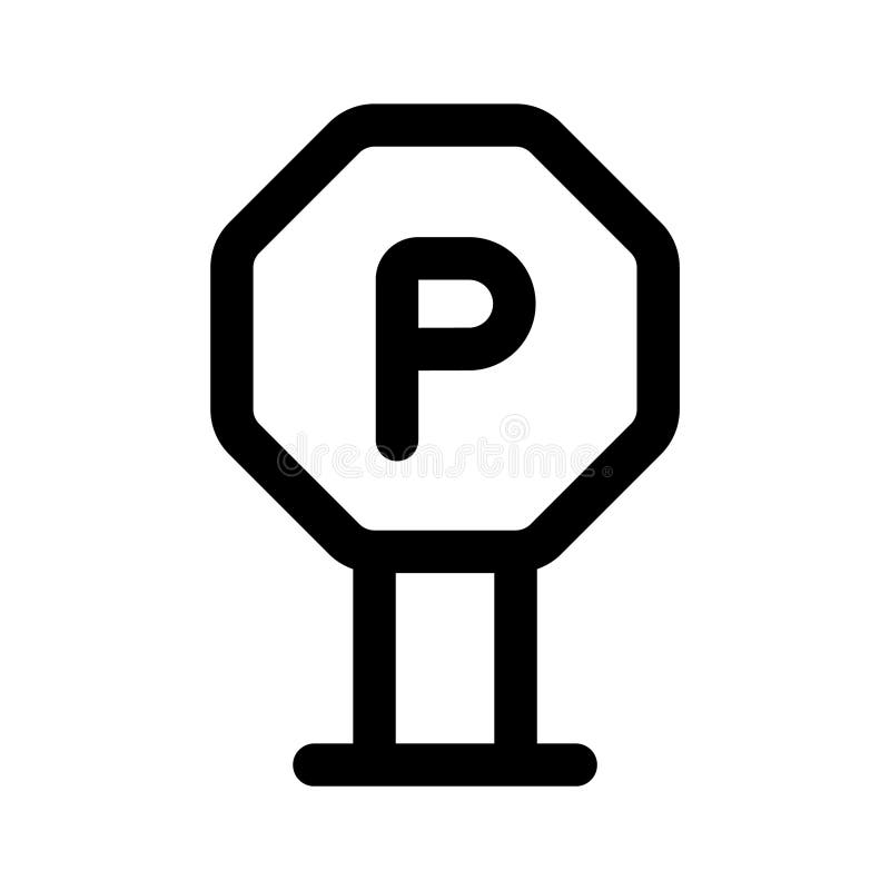 Parking Board, Vector Design of Car Parking in Editable Style Stock ...