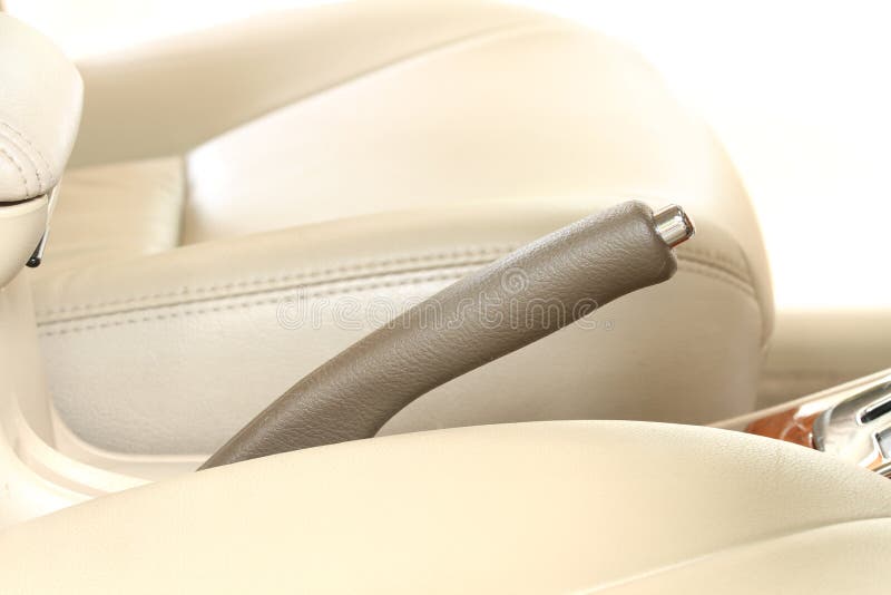 Parking brake lever stock image. Image of drive, driver - 27400831