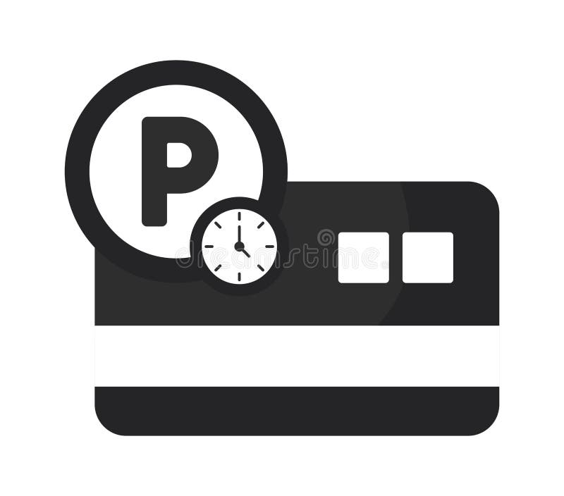 Parking card design stock vector. Illustration of traffic - 247680463