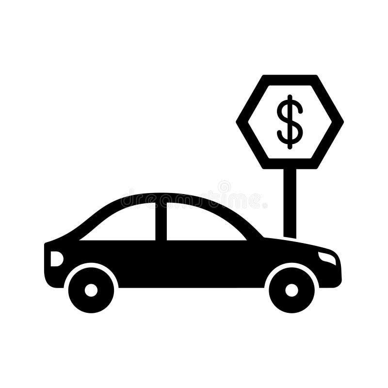 Parking Charges Isolated Vector Icon that Can Be Easily Modified or ...